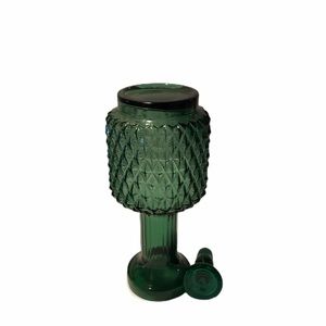 Vintage | Dining | Vintage Stunning Green Glass Decanter | Poshmark